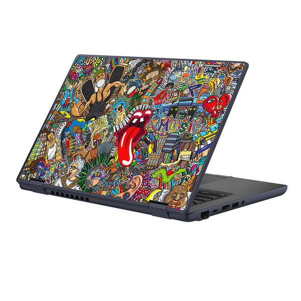 ASUS BR Series Skin - Music Graffiti | SkinWraps Australia