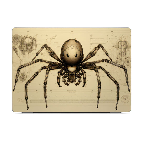 Dell Pro 14 Skin - Spider Schematic | SkinWraps Australia