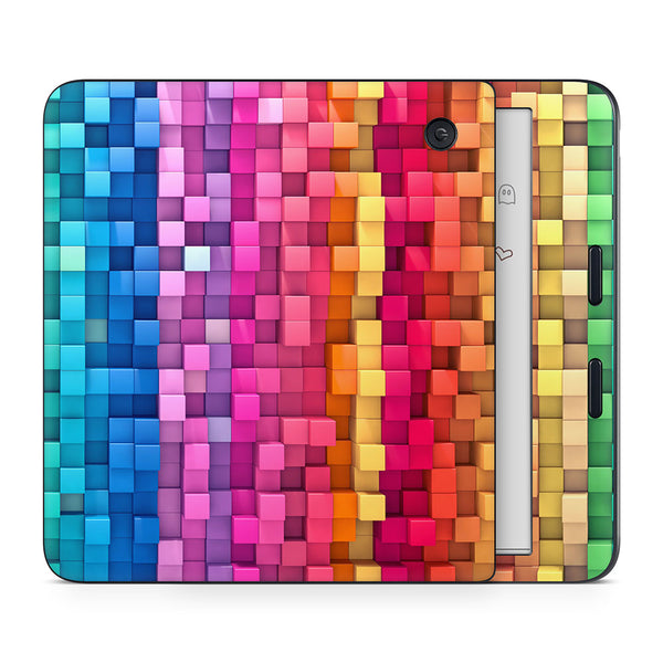 Kobo Libra Skin - Rainbow Construct | SkinWraps Australia