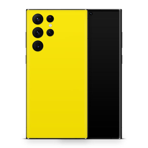 Samsung Galaxy S22 Skin - Yellow | SkinWraps Australia