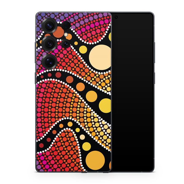 Samsung Galaxy S25 Skin - Sunset River | SkinWraps Australia