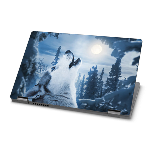 Dell Latitude 53xx Series Skin - Howling Wolf | SkinWraps Australia