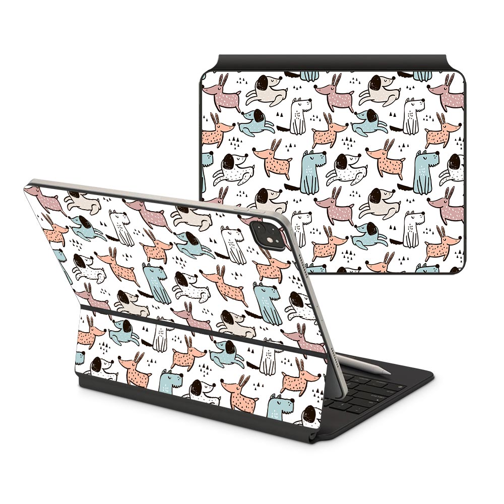 Apple iPad Pro 12.9 (2021) Magic Keyboard Skin - Puppies & Dogs ...