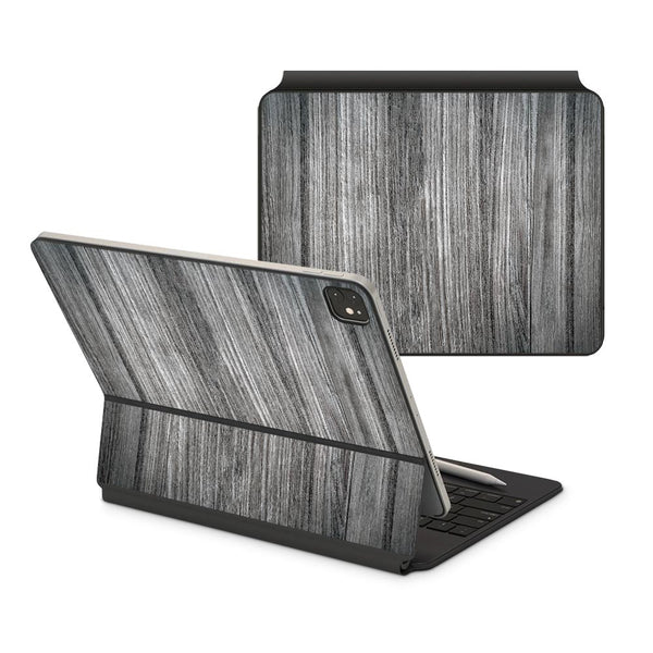 Apple iPad Magic Keyboard Skin - Limed Oak Wood | SkinWraps Australia