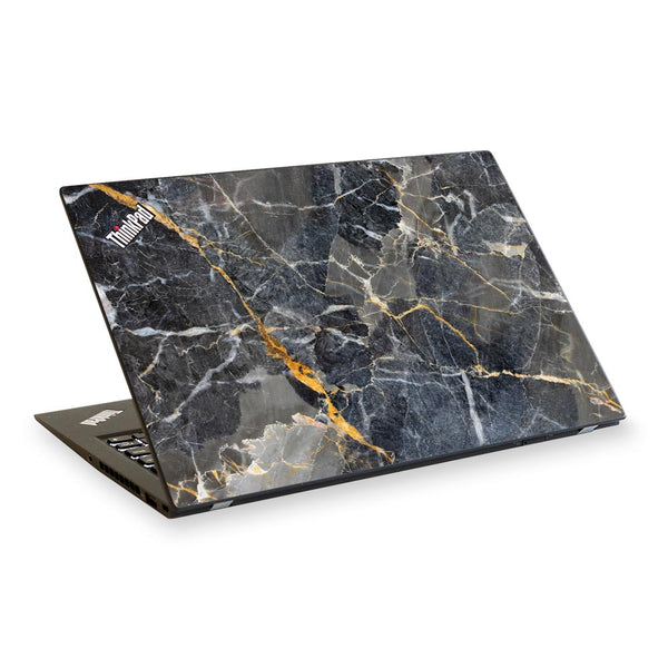 Lenovo ThinkPad X1 Carbon Skin - Slate Gold Marble | SkinWraps Australia