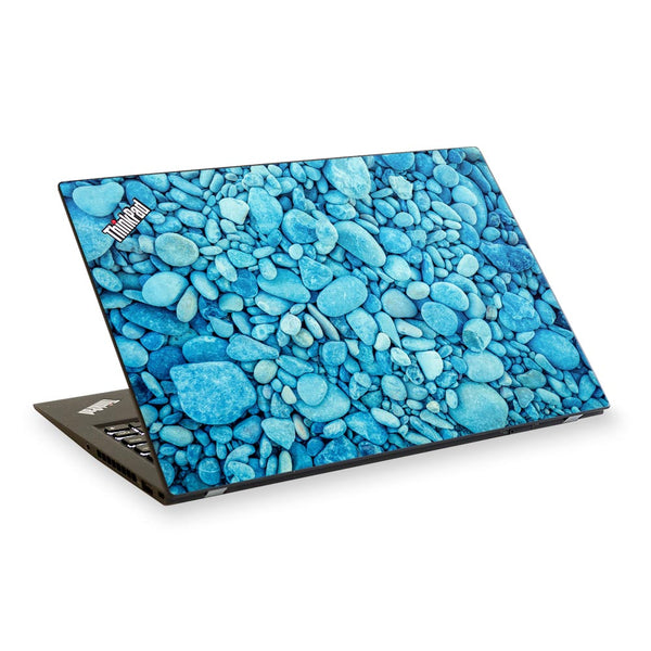 Lenovo ThinkPad X1 Carbon Skin - Blue Pebbles | SkinWraps Australia