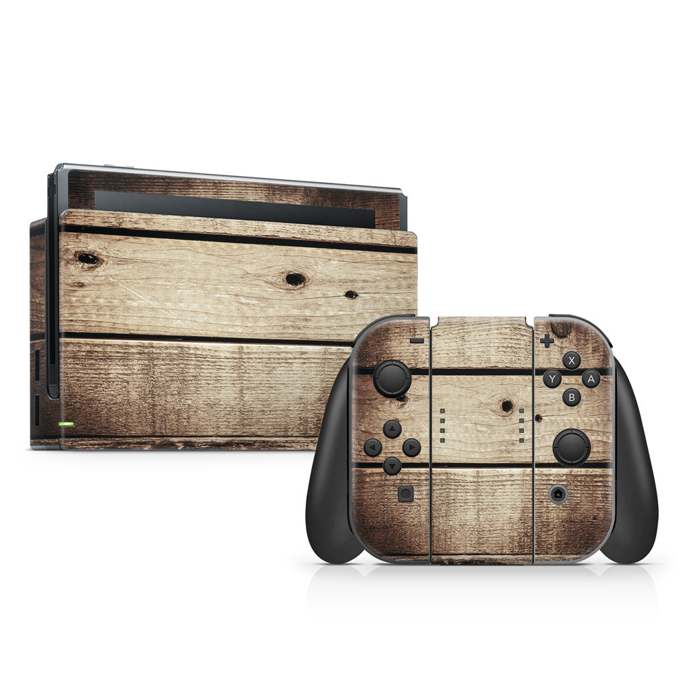 Nintendo Switch Skin - Vintage Wood | SkinWraps Australia