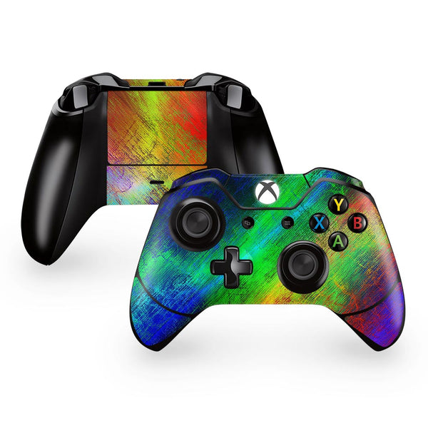 Xbox One Controller Skin - Grunge Rainbow V2 | SkinWraps Australia